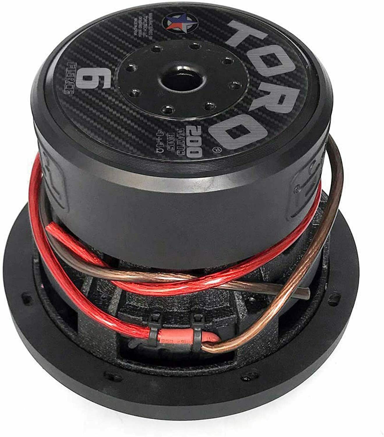 FIERCE 6 Inch Subwoofer | 6.5 Inch Car Subwoofers | 200 Watts RMS ...