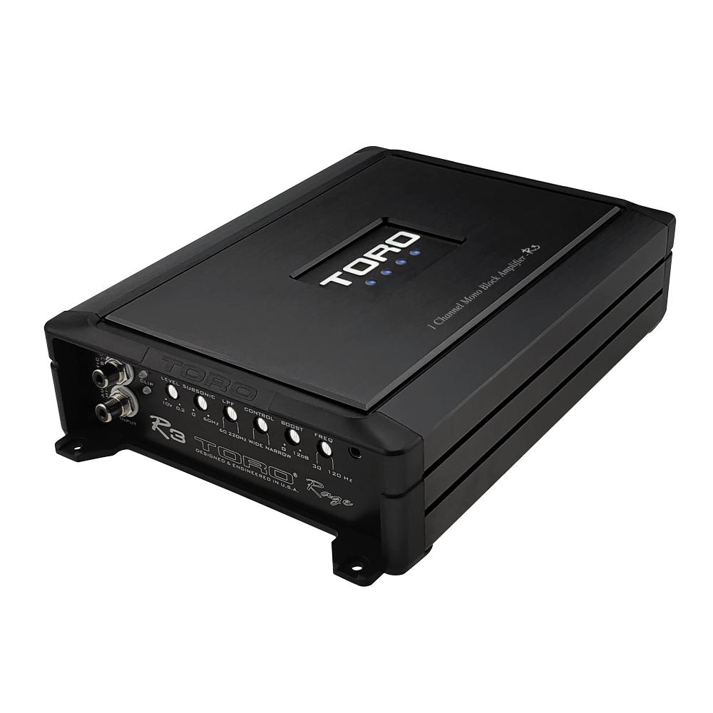 TORO AUDIO R3 | 1500 Watt MAX - 1 Ohm Stable Monoblock Car Amplifier